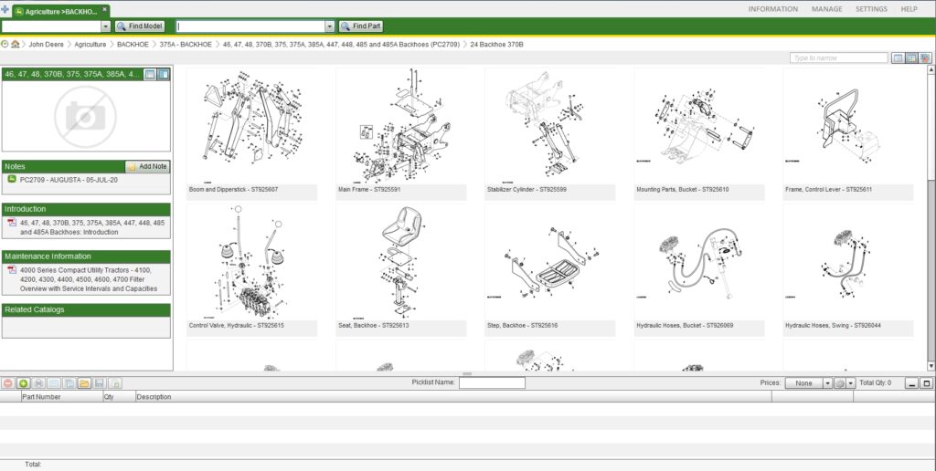 Parts Advisor John Deere / Hitachi 2025 – Softwares, Cursos y Manuales ...